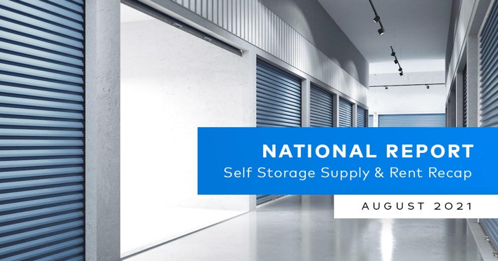 National Self Storage Market Report – August 2021 - Yardi Matrix Blog