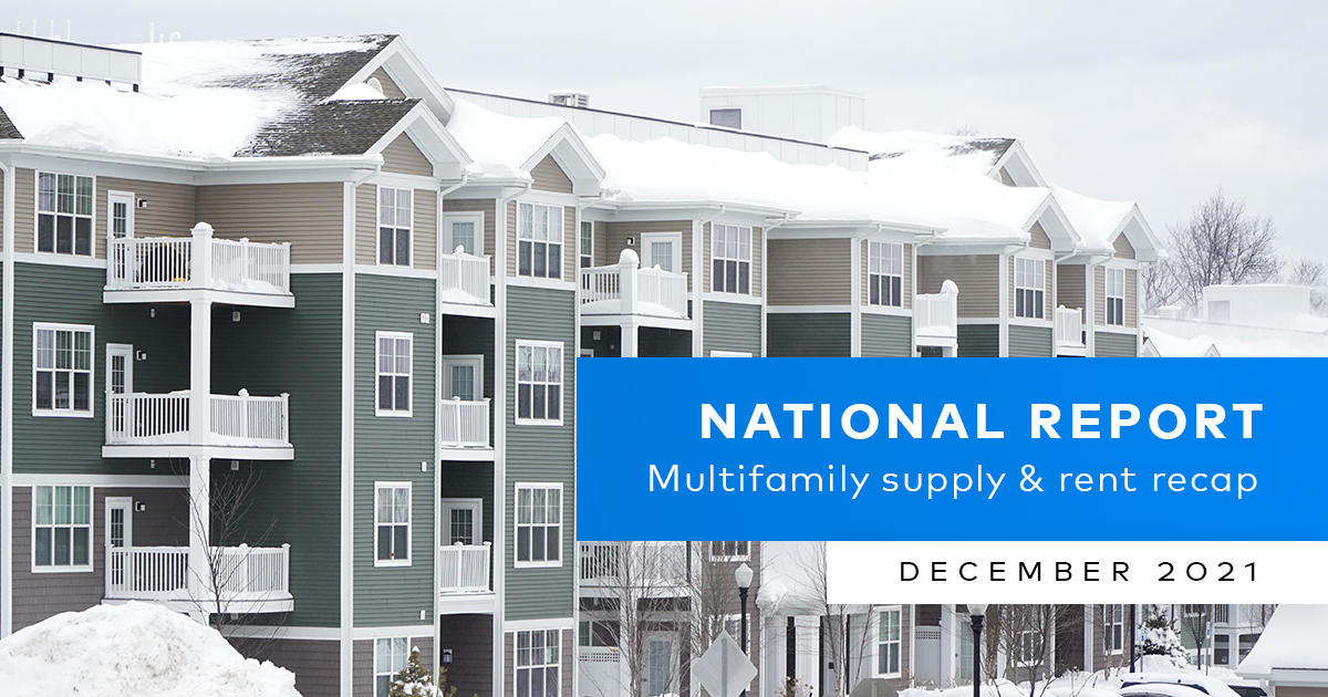National Multifamily Market Report (December 2021) - Yardi Matrix Blog