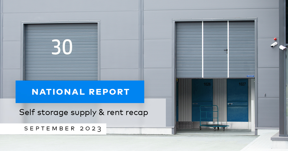 Self Storage Street Rate Growth Remains Negative Year-Over-Year, Yardi ...