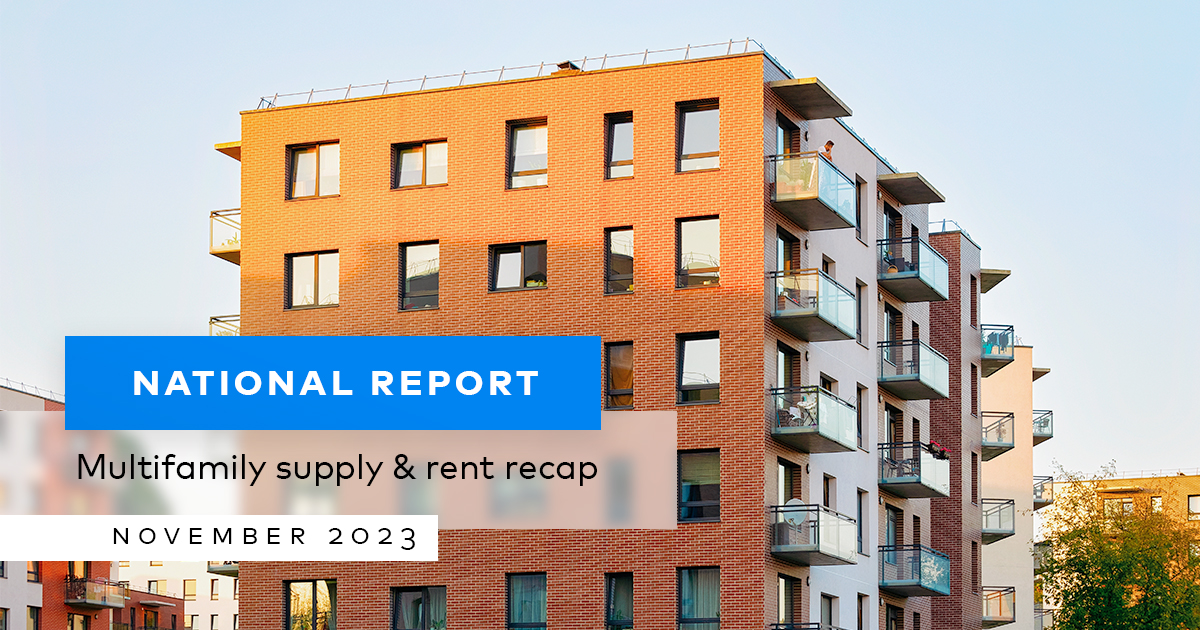 Multifamily Rents Trend Down in November, Reports Yardi Matrix - Yardi ...