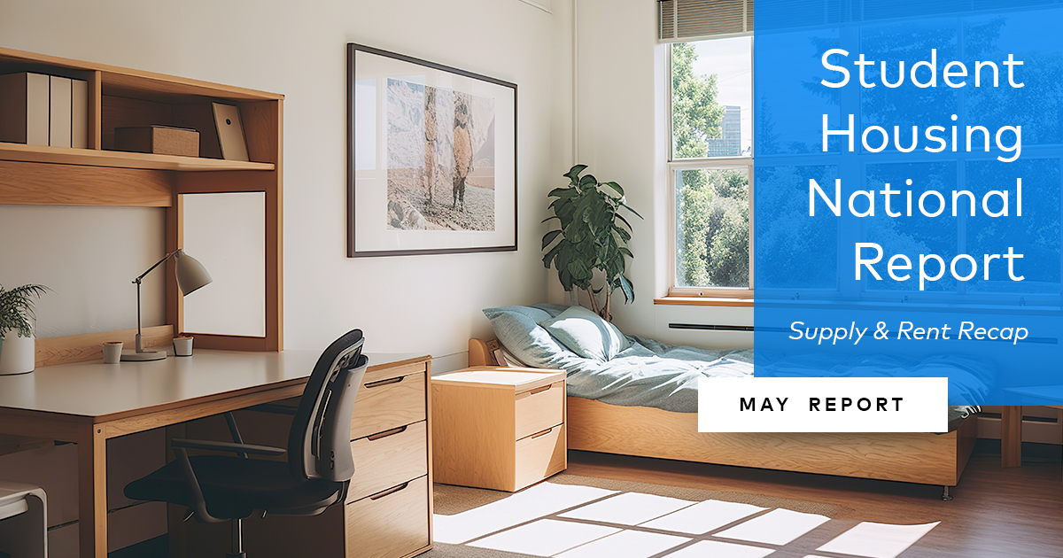 Student Housing Preleasing, Rent Growth Slow in April, Yardi Matrix ...
