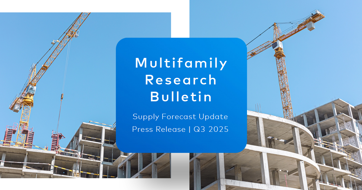 Yardi Matrix Sees Increased 2025-27 Multifamily Supply Completions ...