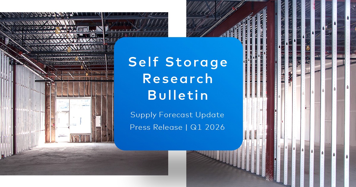 Yardi Matrix Self Storage Forecast Update Reflects Pipeline Growth in ...